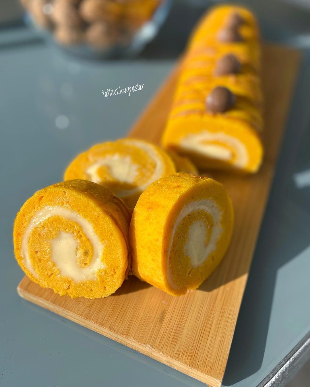 Balkabaklı Rulo Pasta | Lezzetli Sunumlar Sitesi