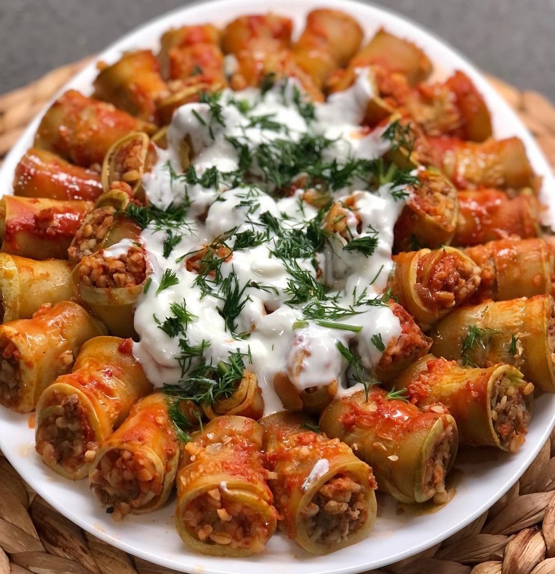 Bulgurlu Kabak Sarma | Lezzetli Sunumlar Sitesi