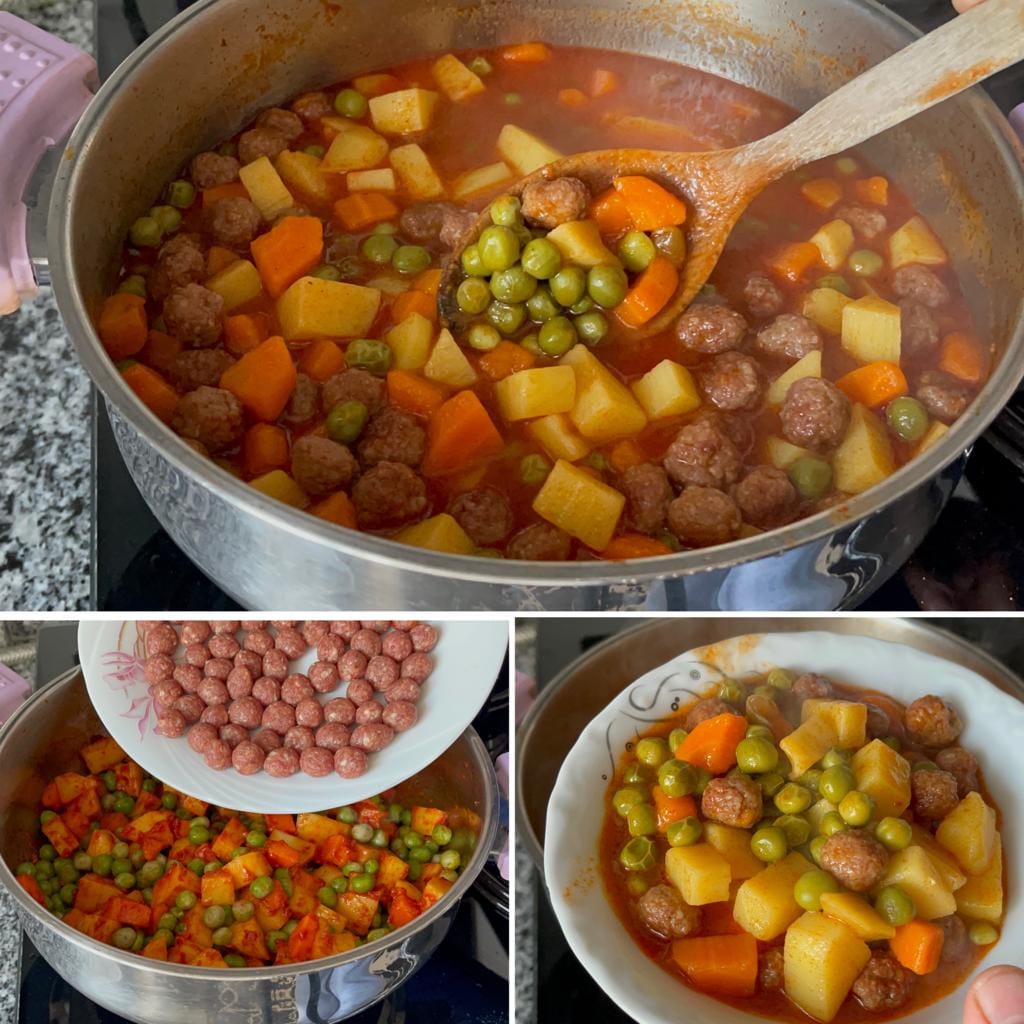 Asla Dağılmayan Sebzeli Sulu Köfte Tencere Yemeği | Lezzetli Sunumlar ...