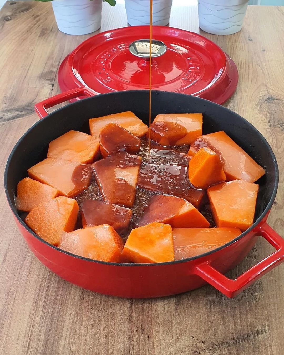 Fırınlanmış Karamelize Kabak Tatlı | Lezzetli Sunumlar Sitesi